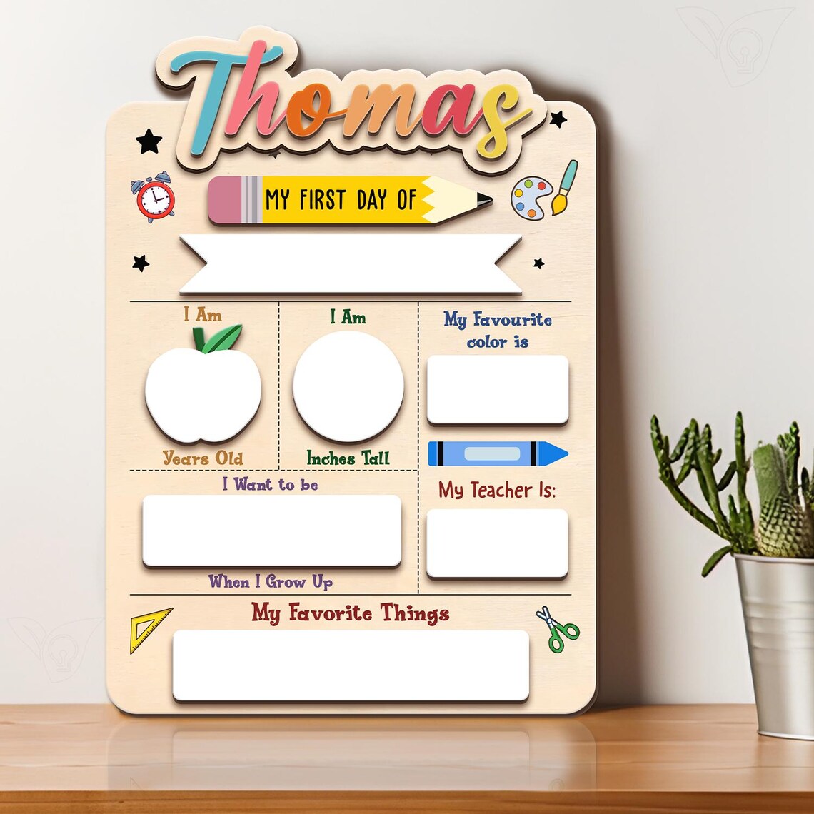 Custom Back to School Sign, First Day of School Sign, Custom 1st Day of ...