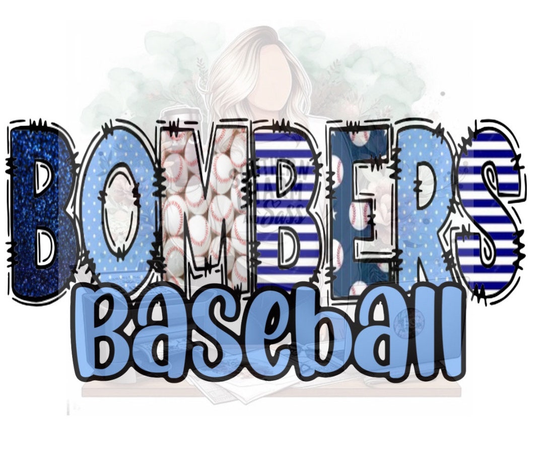 Bombers Baseball PNG File - Etsy