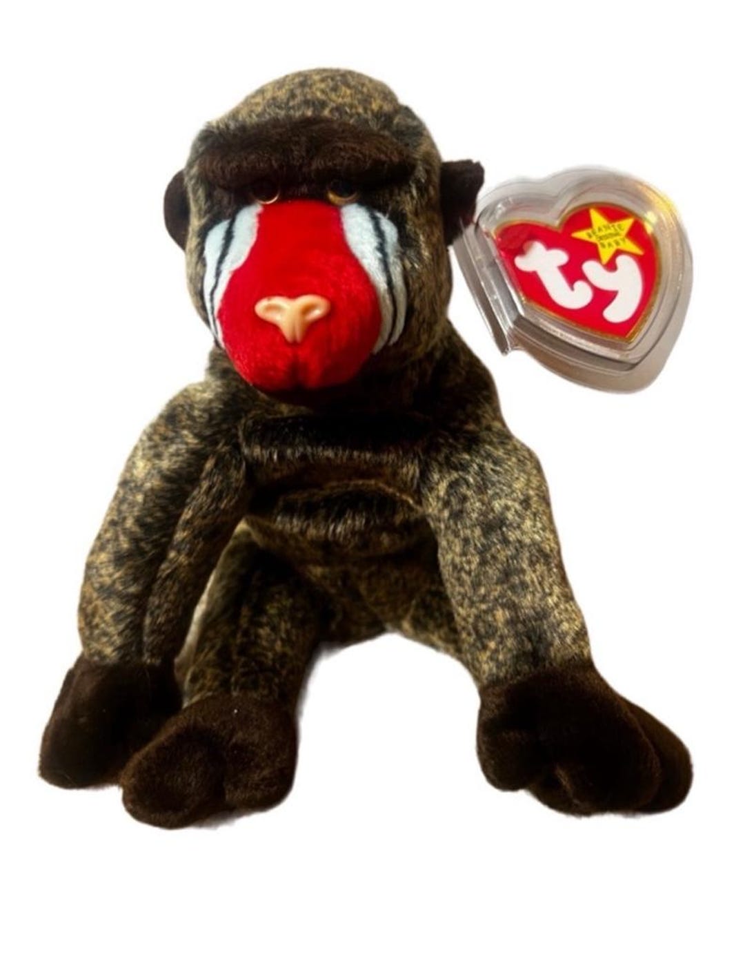 RARE Ty Beanie Babies Cheeks the Baboon, 1999 - Etsy