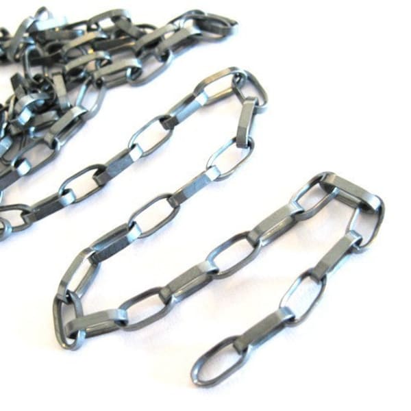 Flat Rolo Chain - Etsy