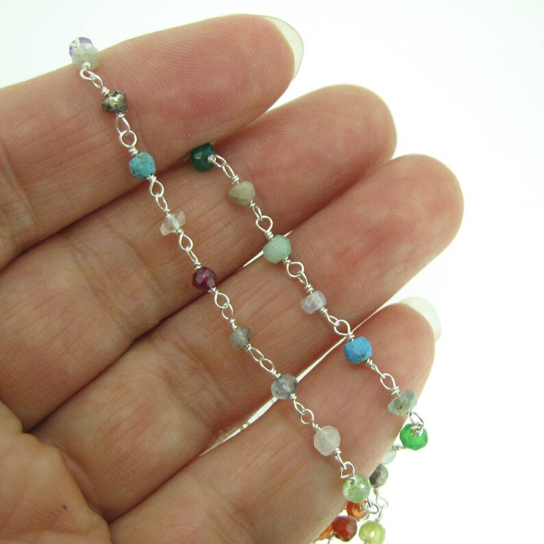 Rosary Chain Wholesale Sterling Silver Rosary Chain Multi - Etsy