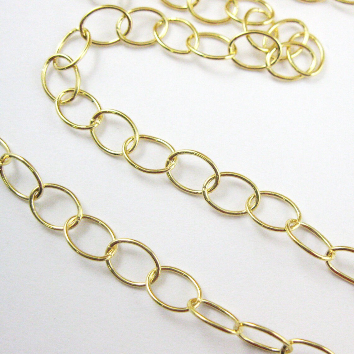 Sterling Silver Chain sterling Silver Bulk Chainbig Round | Etsy