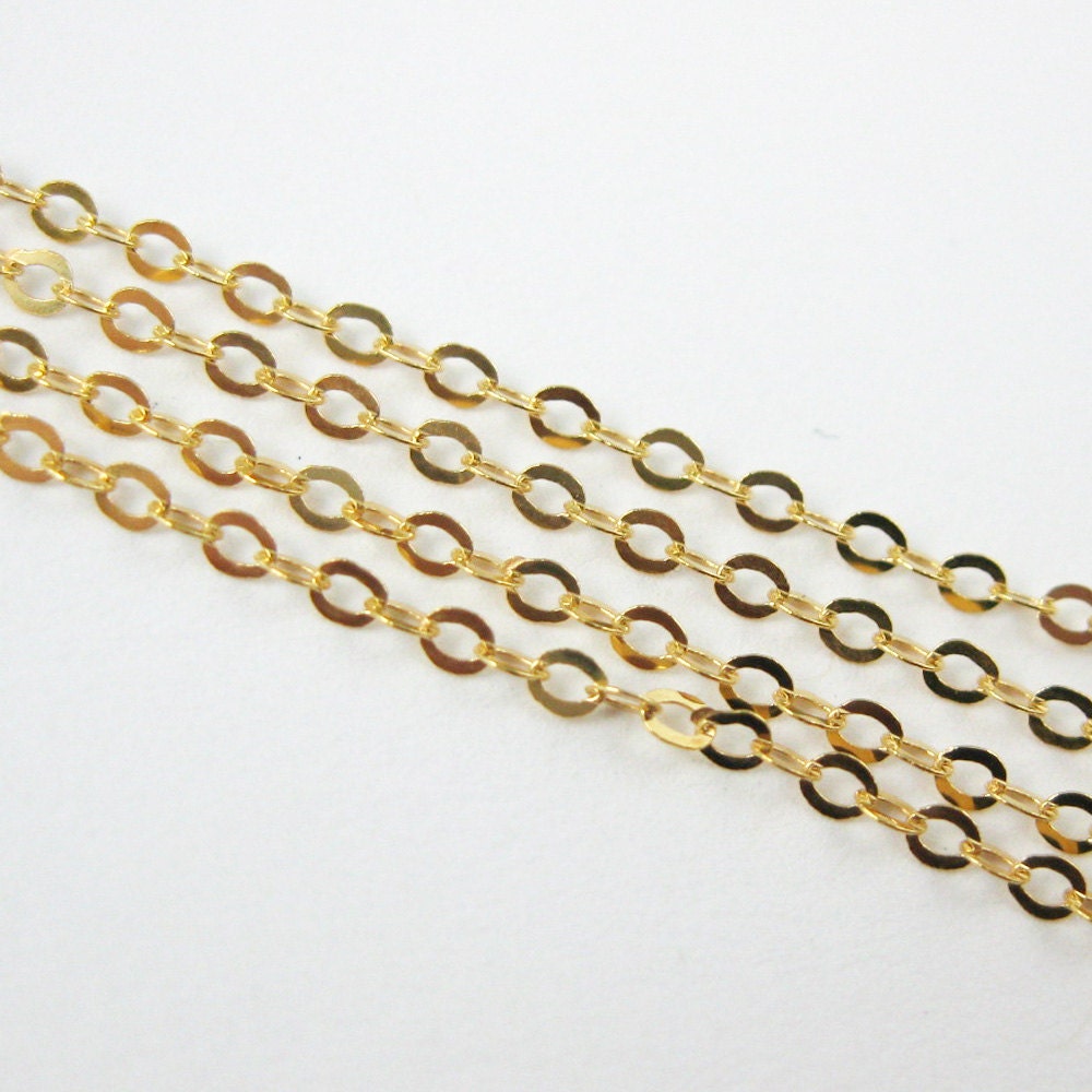 Sterling Silver Chain Gold Chain Rhodium Chain Bulk | Etsy