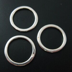 Sterling Silver Charms,sterling Silver Connectors-closed Jumprings-jump ...