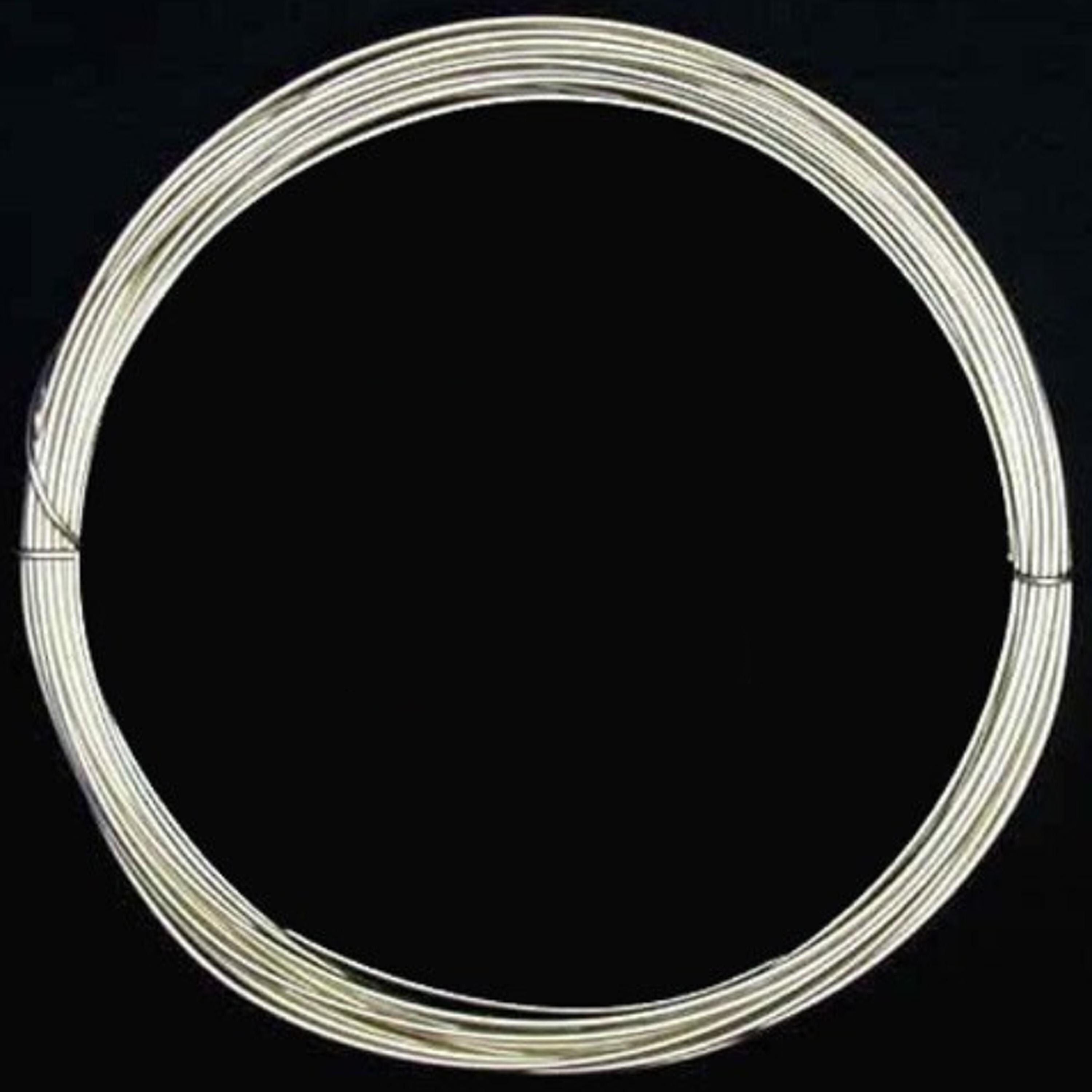Sterling Silver Wire - 28 Gauge , Ga - Half Hard Round Wire ( 6 Feet or ...