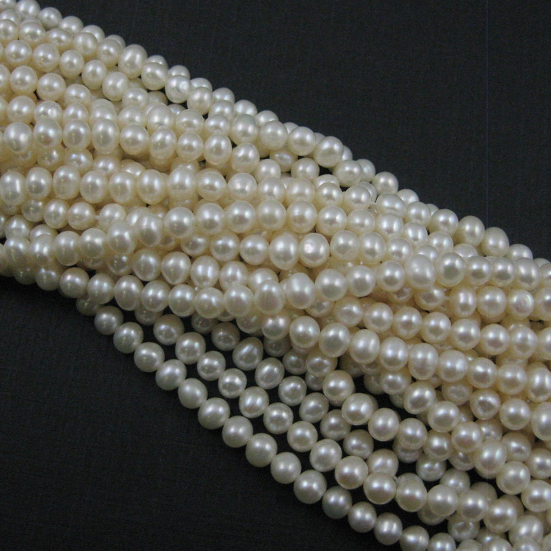 Perla de agua dulce, Perlas de agua dulce - Perlas pequeñas - 4-4.5 mm ...