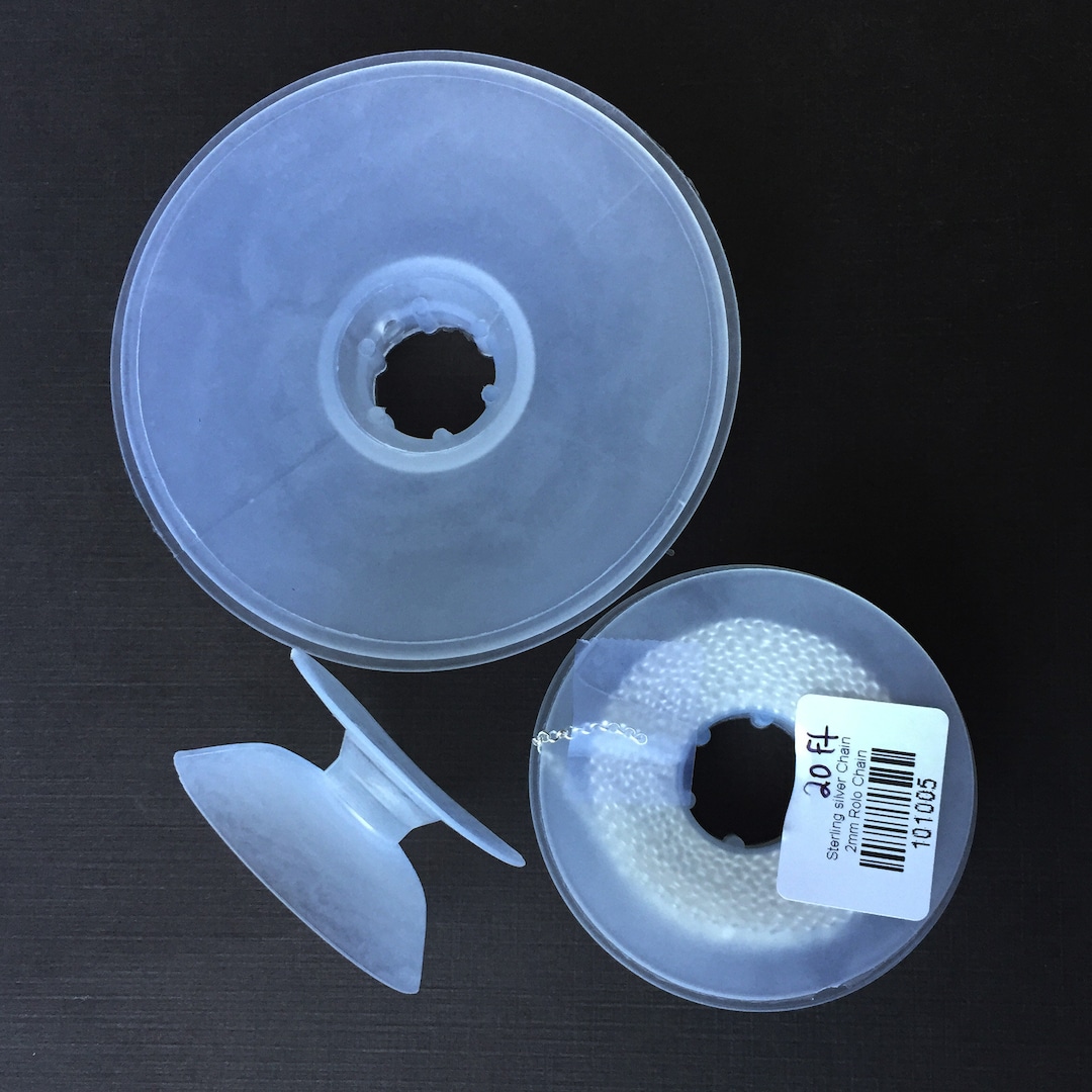 Anti-tangle Plastic Spool for Chains-thread BOBBINS - 3 Sizes Available ...