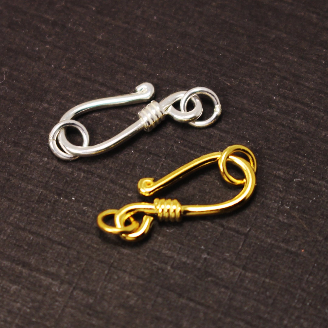 Gold Over Sterling Silver Hook Clasp for Jewelry Making-wholesale ...
