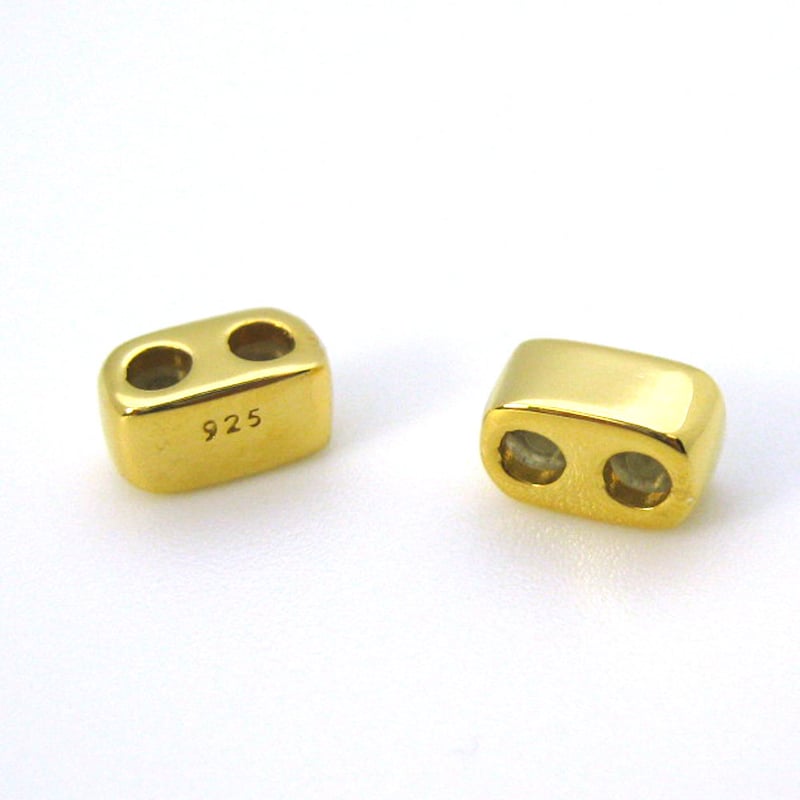 2 Hole Slider Bead - Etsy