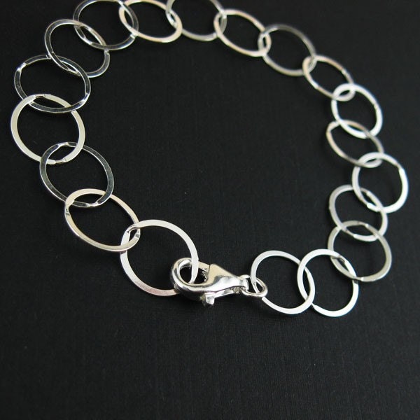 Big Circle Chain Necklace - Etsy