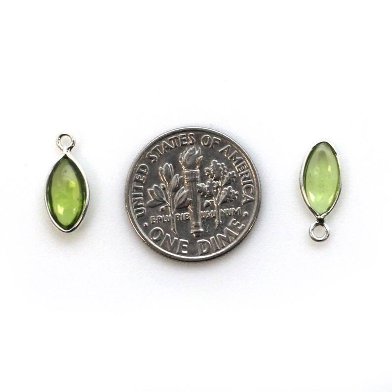 Silver Bezel Pendant Sterling Silver Natural Gemstone Charms - Etsy