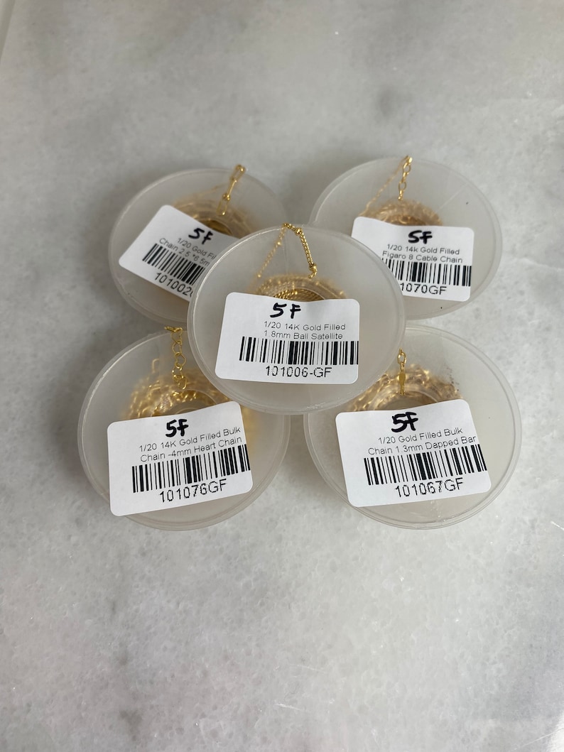 Permanent Jewelry Starter Pack Chains-1/20 14K Gold Filled Chains- Best ...