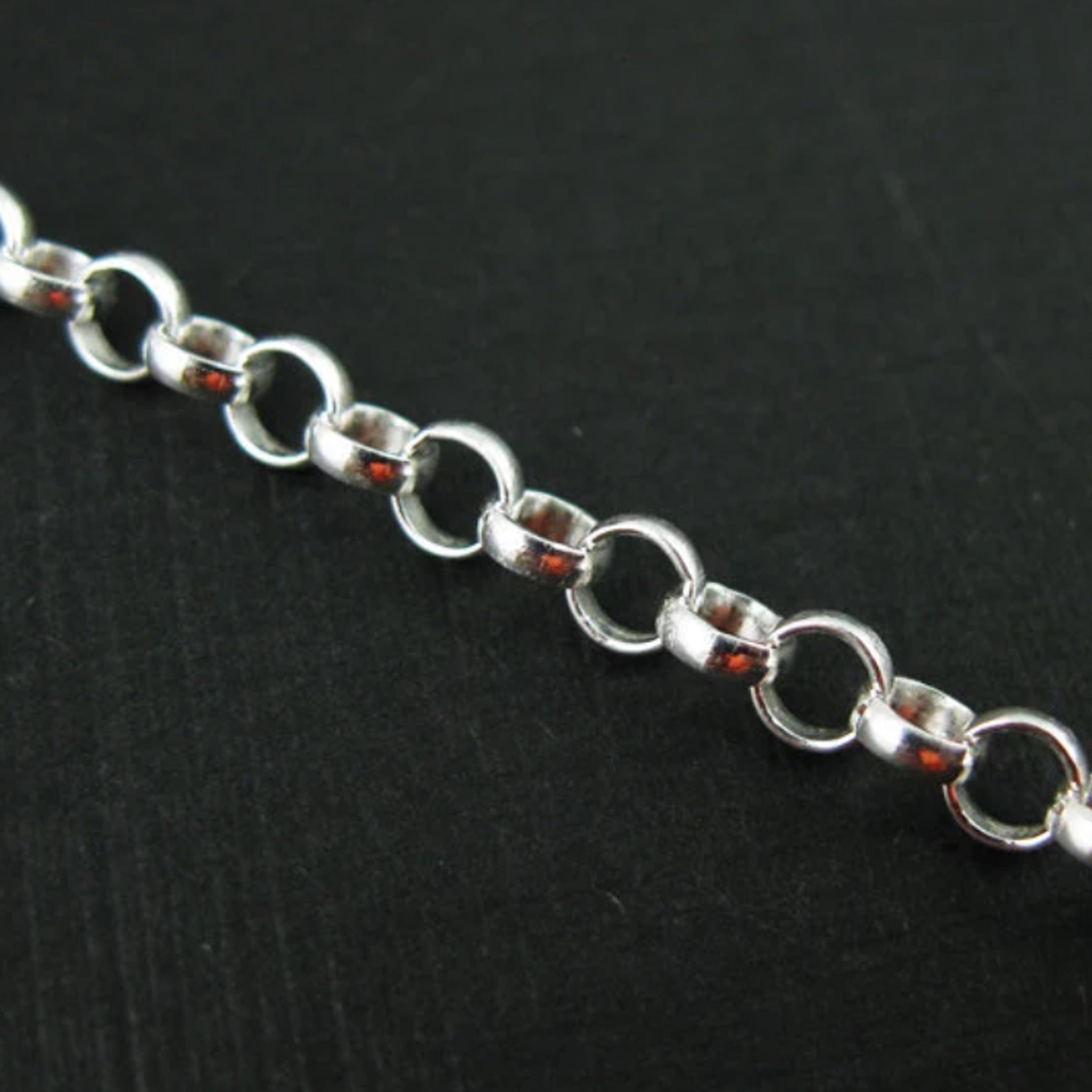 Sterling Silver Chain,silver Bulk Chain by the Foot-jewelry Making-rolo ...