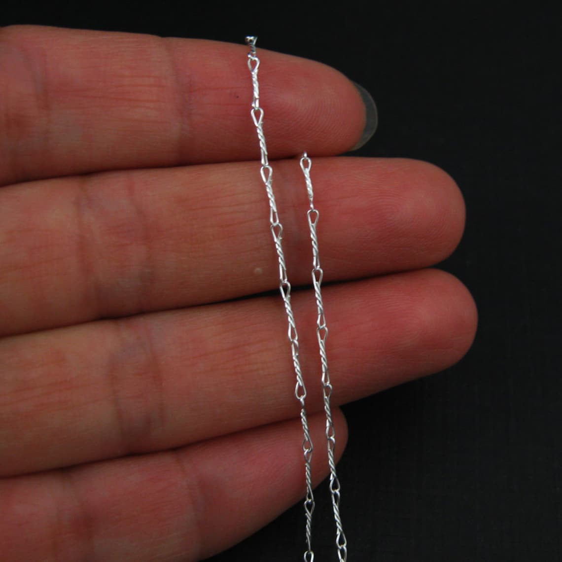Sterling Silver Chain-silver Bulk Chain Delicate Chainfine - Etsy