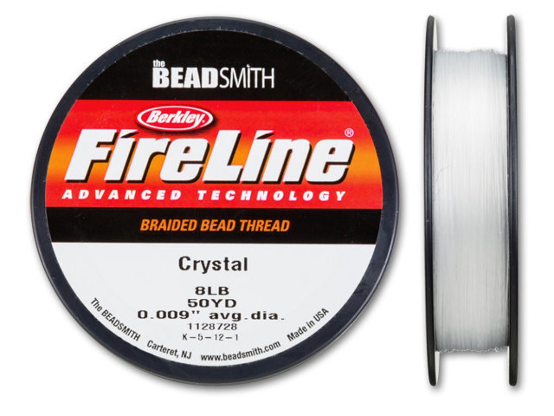 Beadsmith Fireline Braided Bead Thread Crystal 50 Yards - Etsy