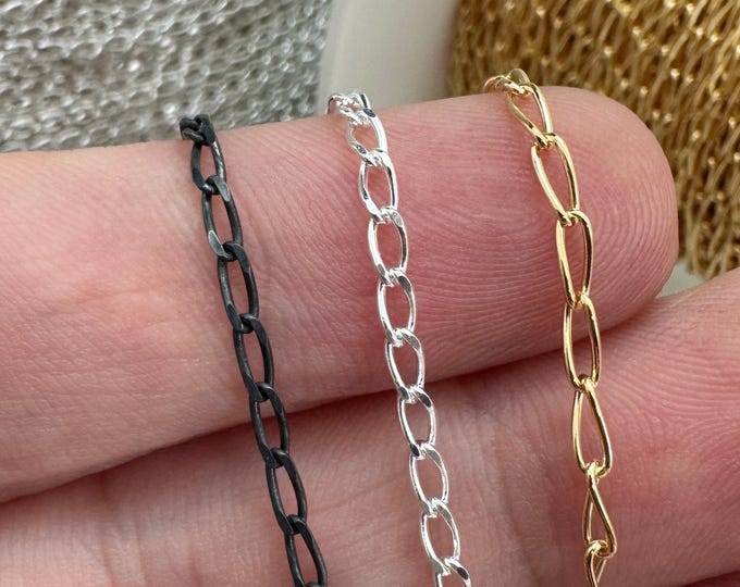 16feet/5m Diamond Cut Sparkle Chain, Stainless Steel Chain, Textured ...