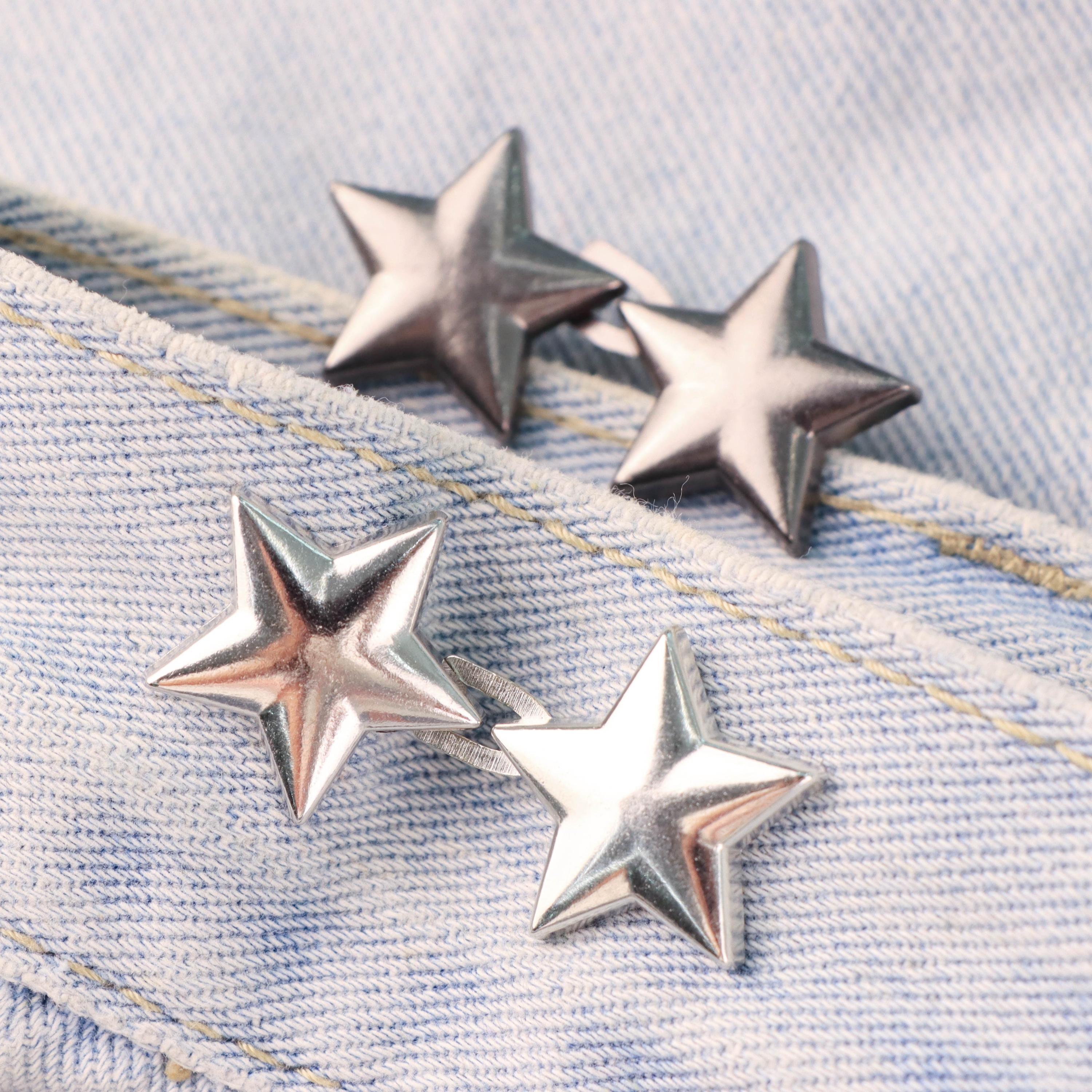 Waistband Tightener Adjuster Hook - Star-shaped Jeans Waist Buckle ...