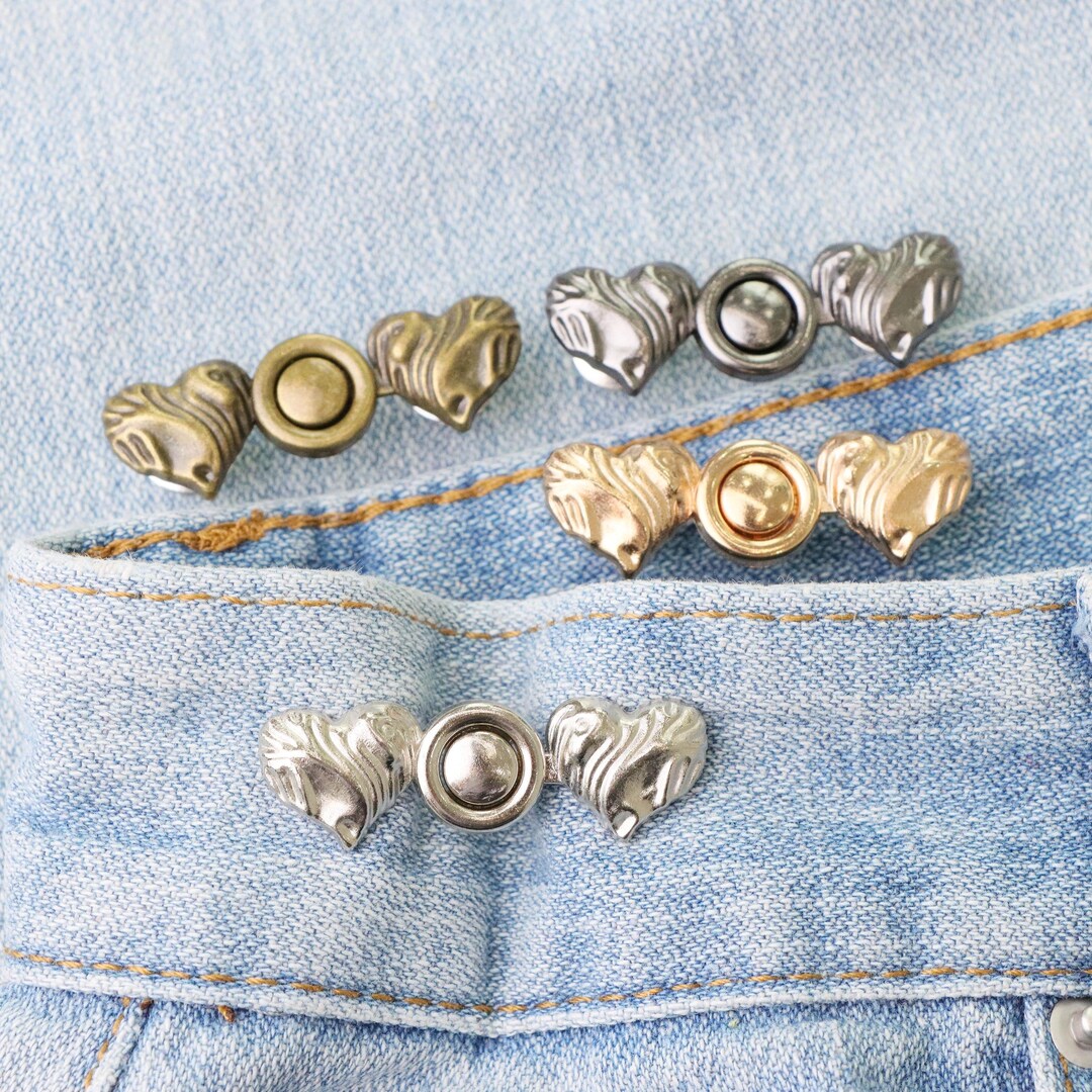 Eye Clip Clasp Pins for Pant/skirt - Jeans Waist Buckle, Cardigan Clip ...