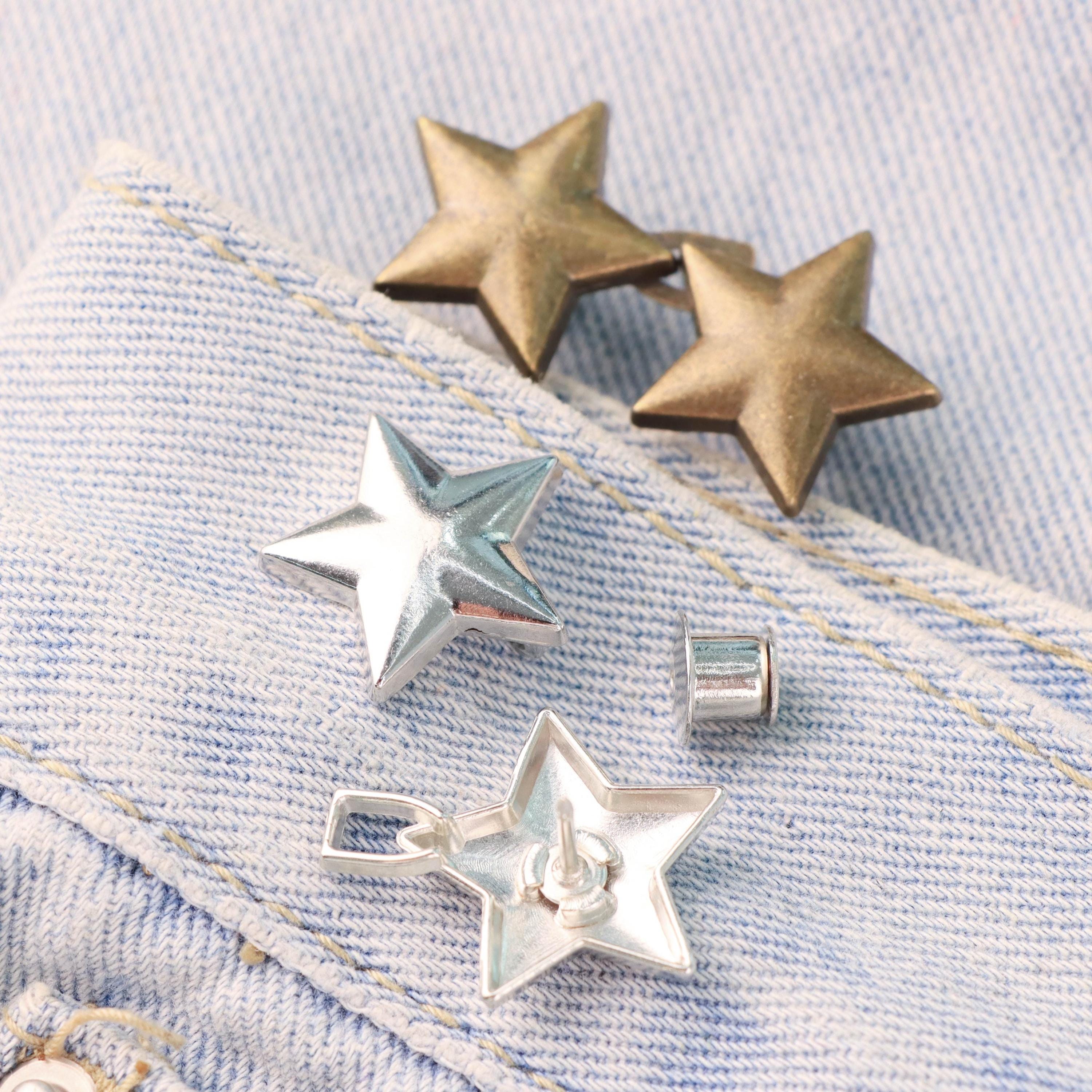 Waistband Tightener Adjuster Hook - Star-shaped Jeans Waist Buckle ...