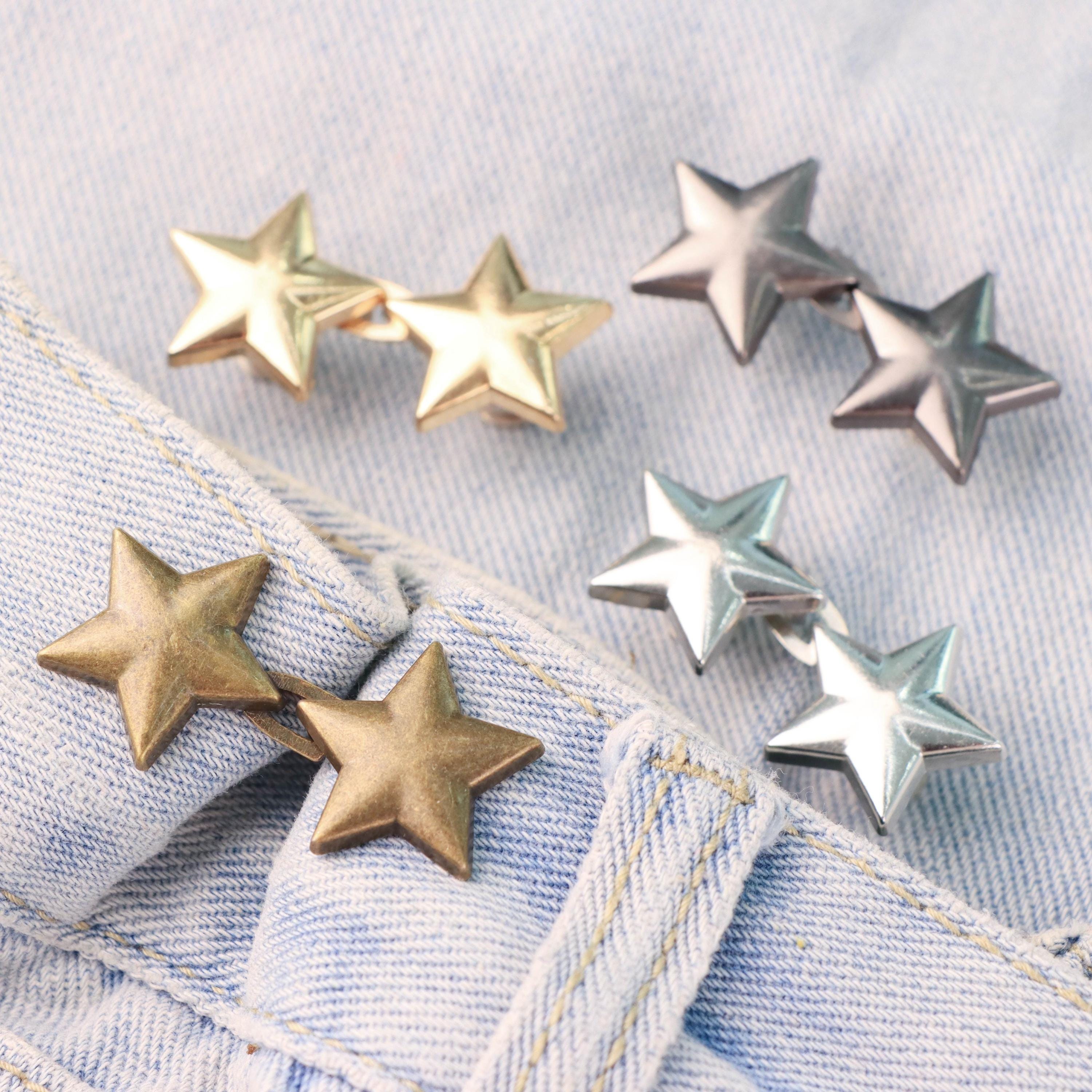Waistband Tightener Adjuster Hook - Star-shaped Jeans Waist Buckle ...