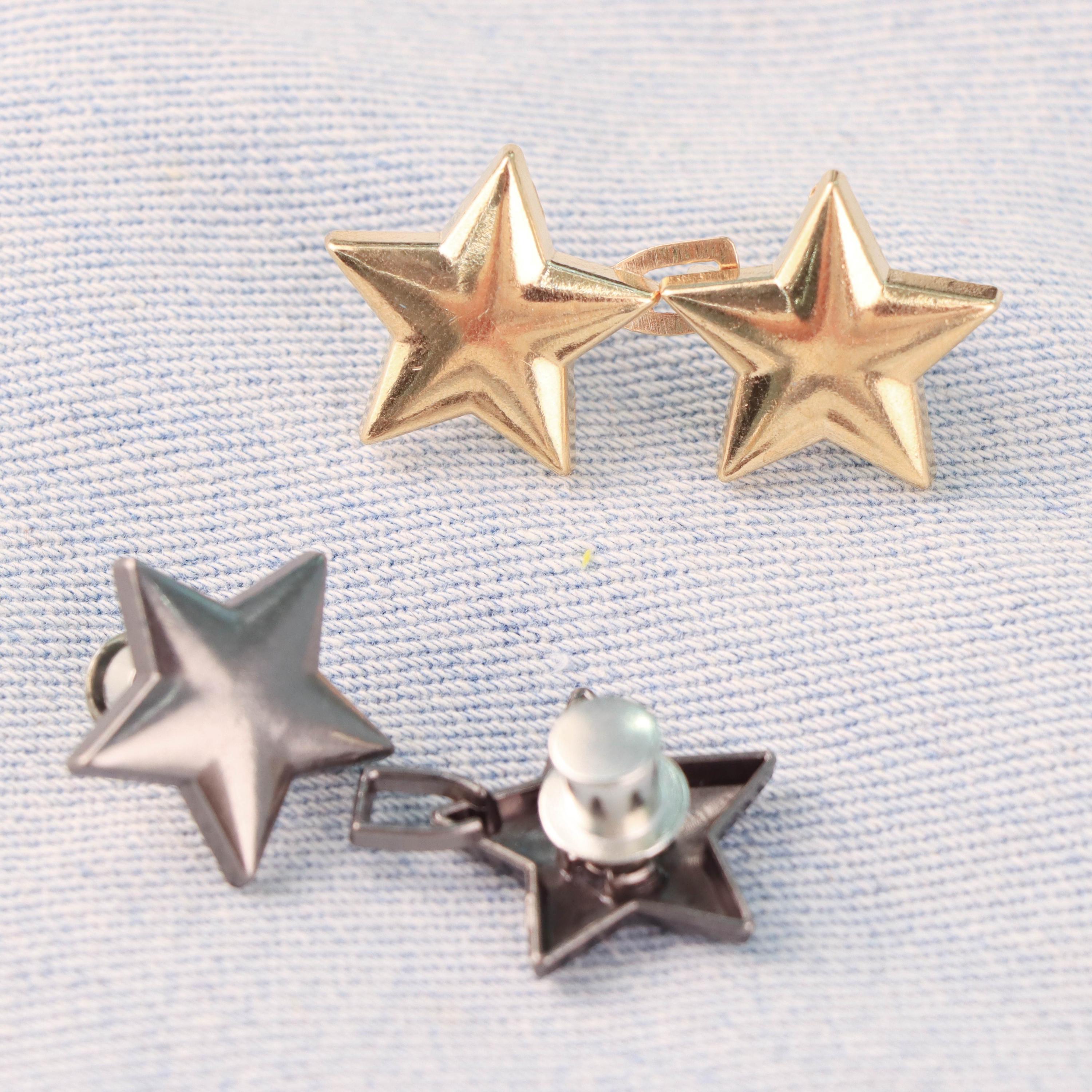 Waistband Tightener Adjuster Hook - Star-shaped Jeans Waist Buckle ...