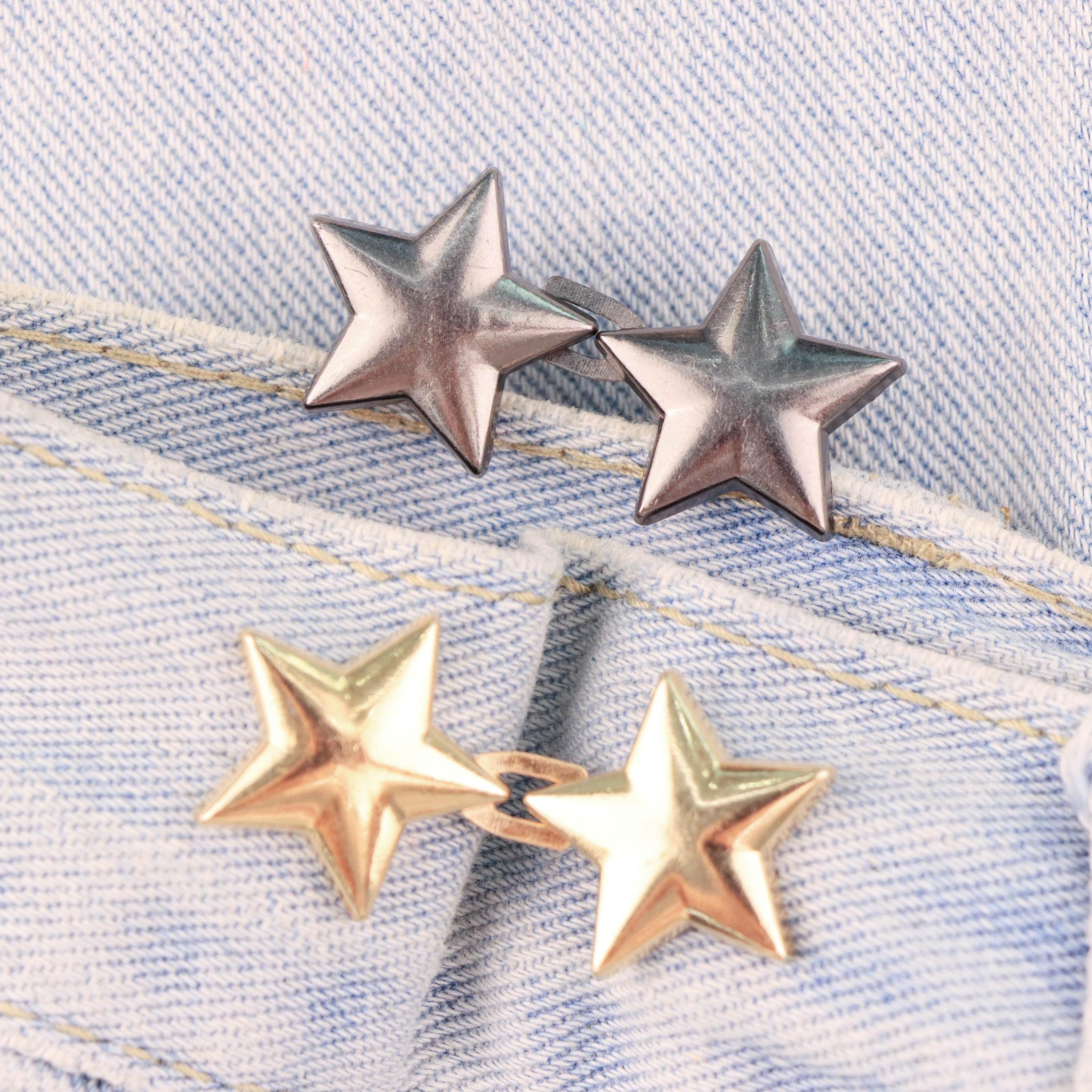 Waistband Tightener Adjuster Hook - Star-shaped Jeans Waist Buckle ...
