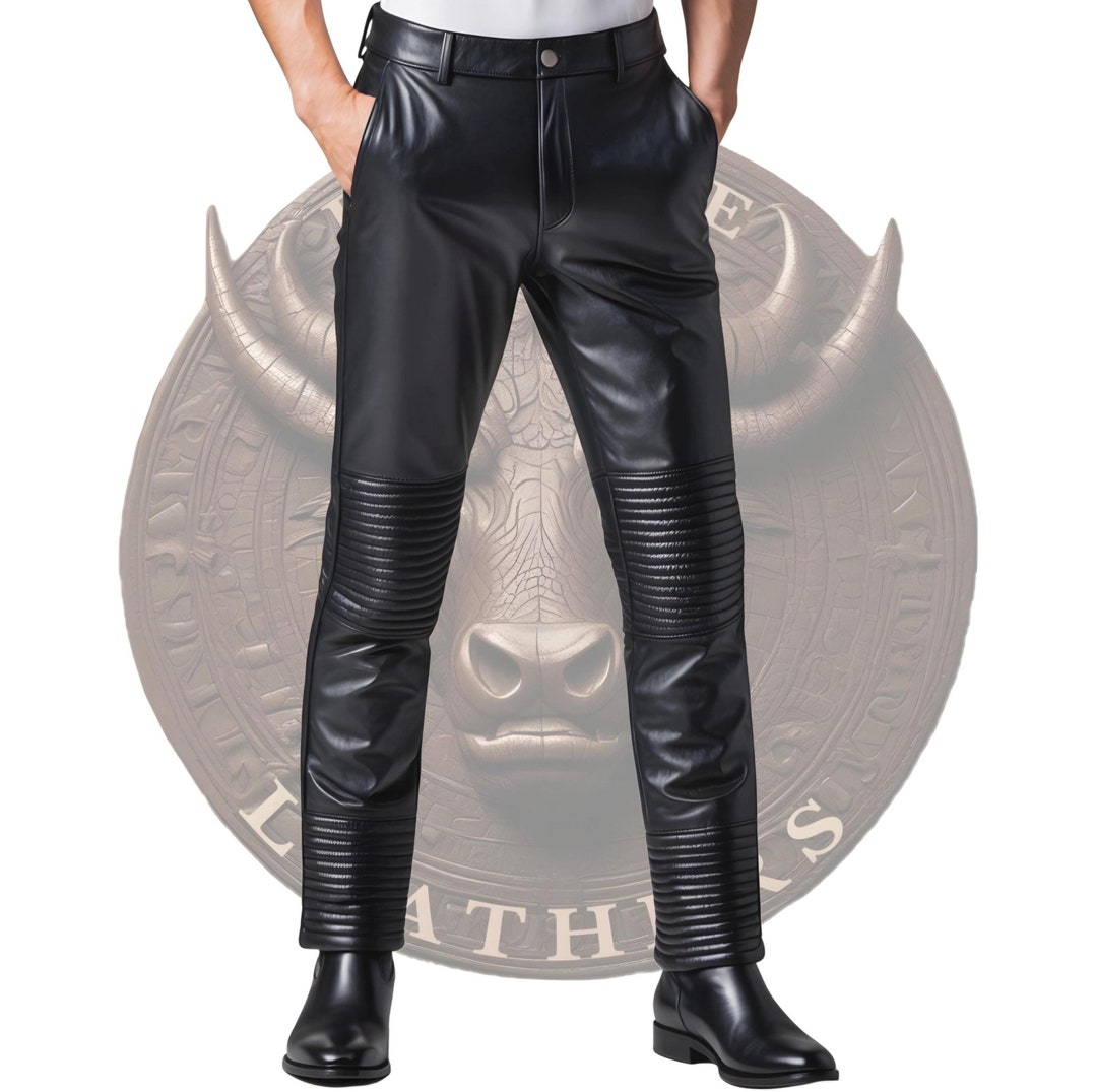 Genuine Handcrafted Leather Trousers | Unique Handmade Leather Pants ...