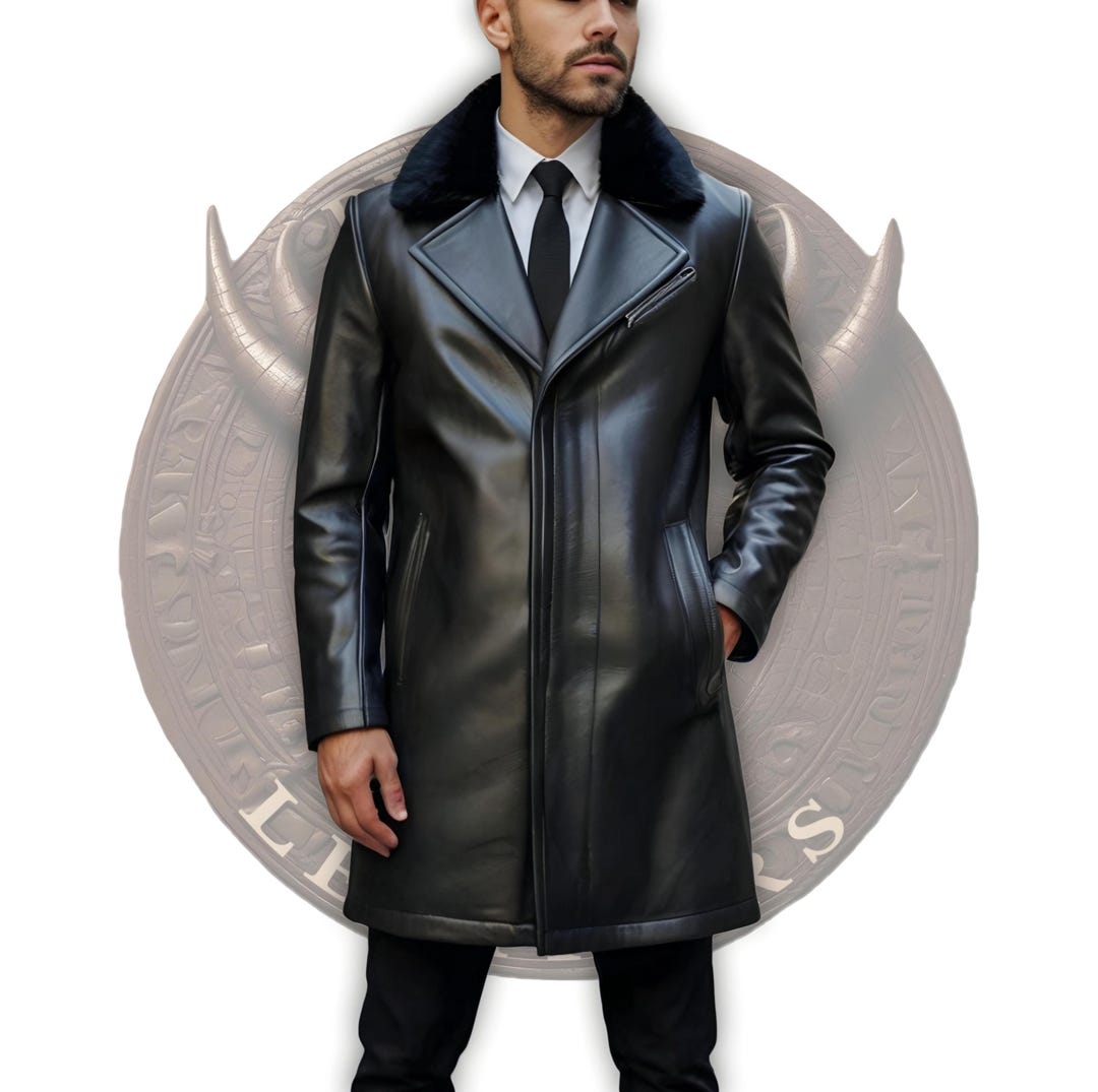 Handmade Genuine Leather Jacket | Premium Men's Coat - Etsy