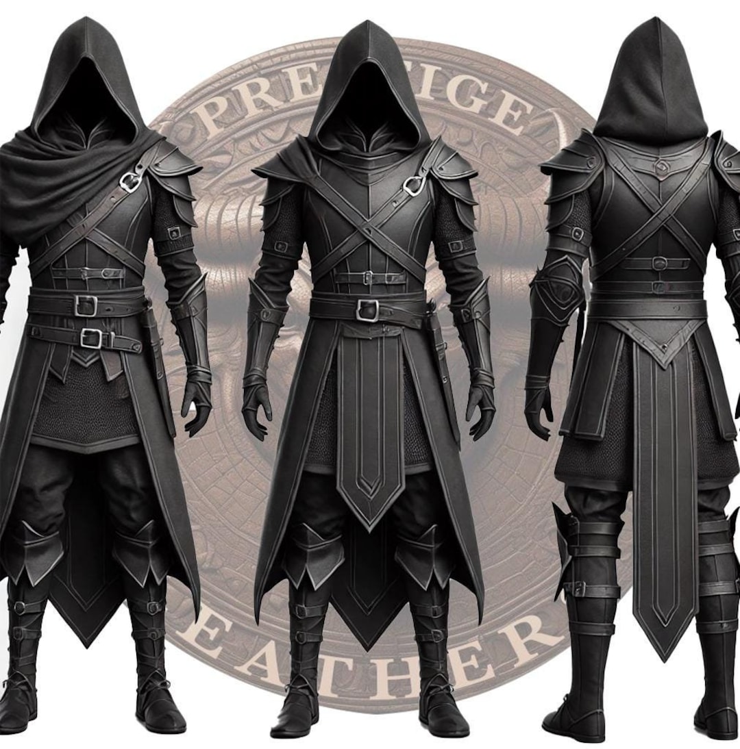 Assassin’s Leather Armor Set - Handmade, High-quality Leather Costume ...