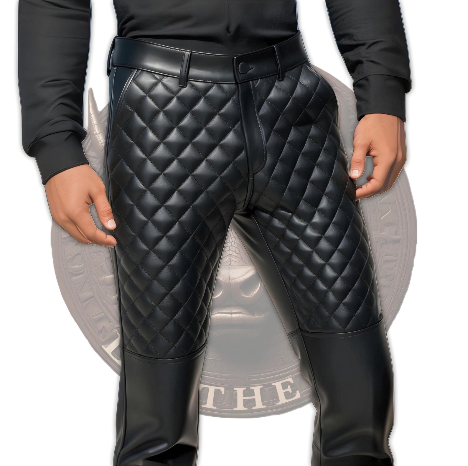 Quilted Leather Pants | Handmade Leather Pants | Bikers Pants | Custom ...