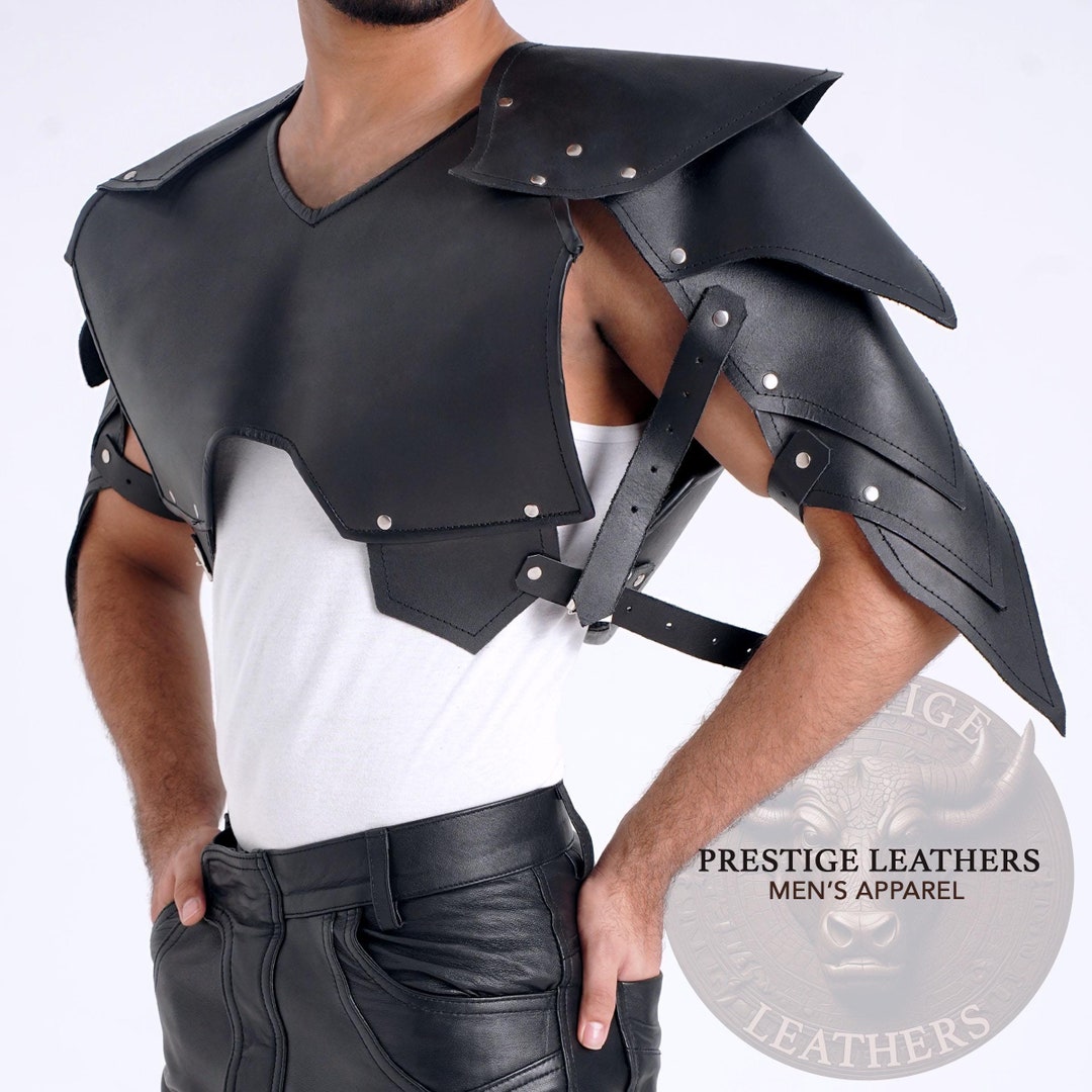 Handmade Leather Armor -epic Warrior Cosplay Gear | Medieval Leather ...