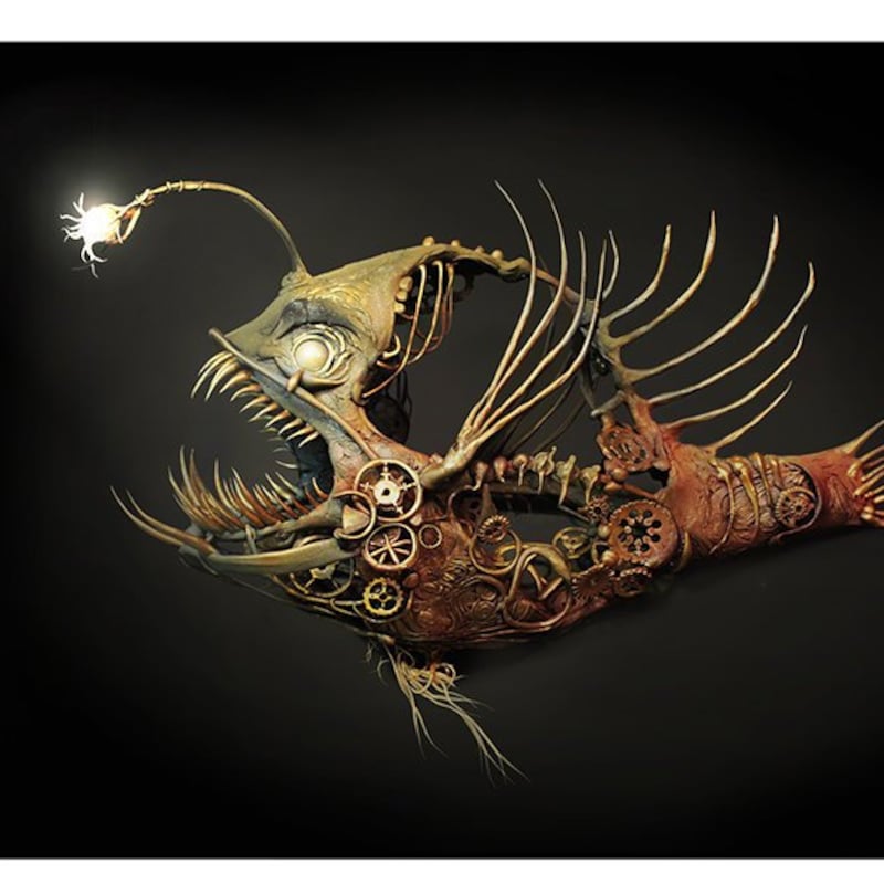 Angler Fish Art - Etsy