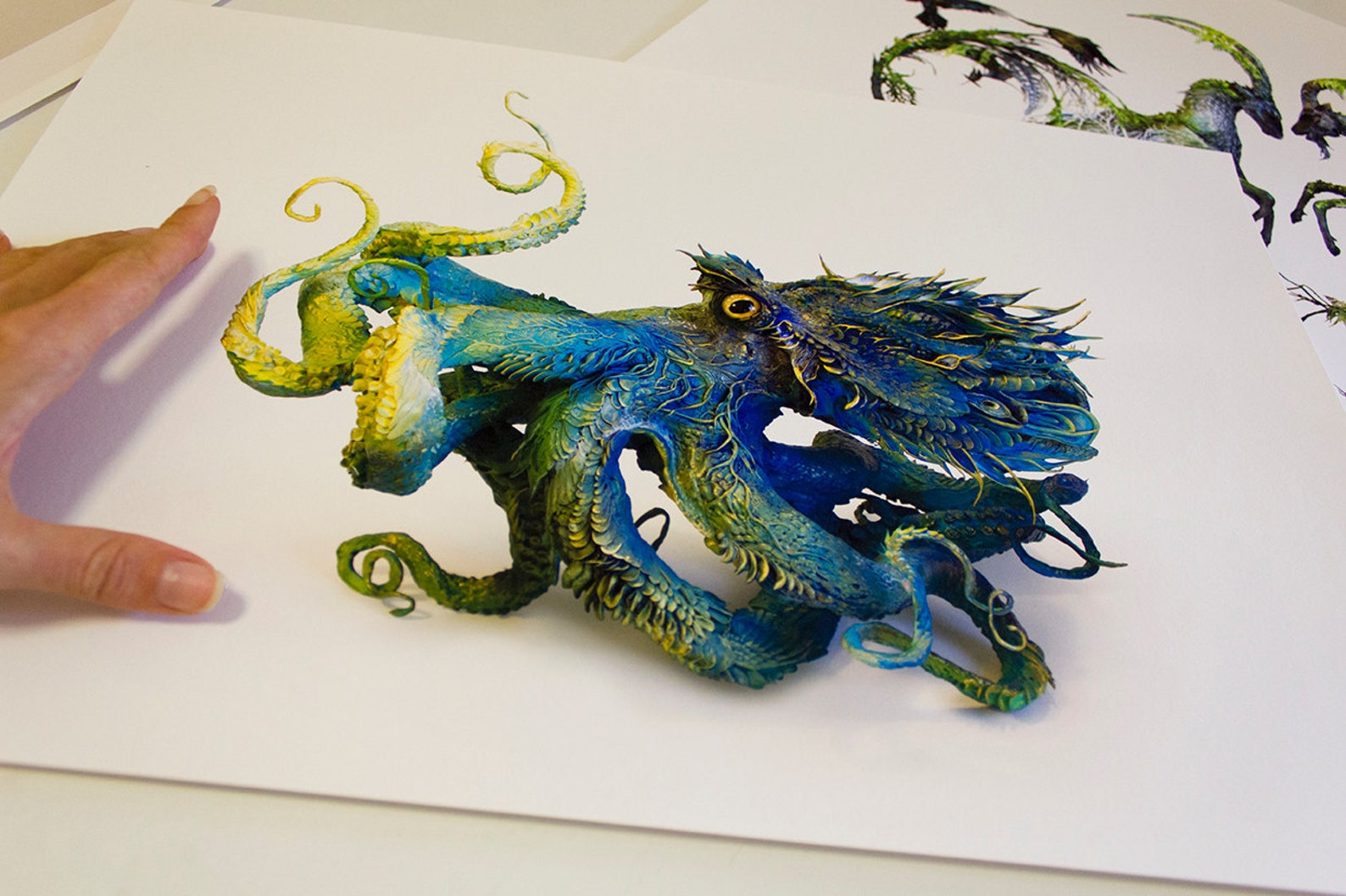Strange and Gentle VII - Octopus - Original Giclee Edition Print ...