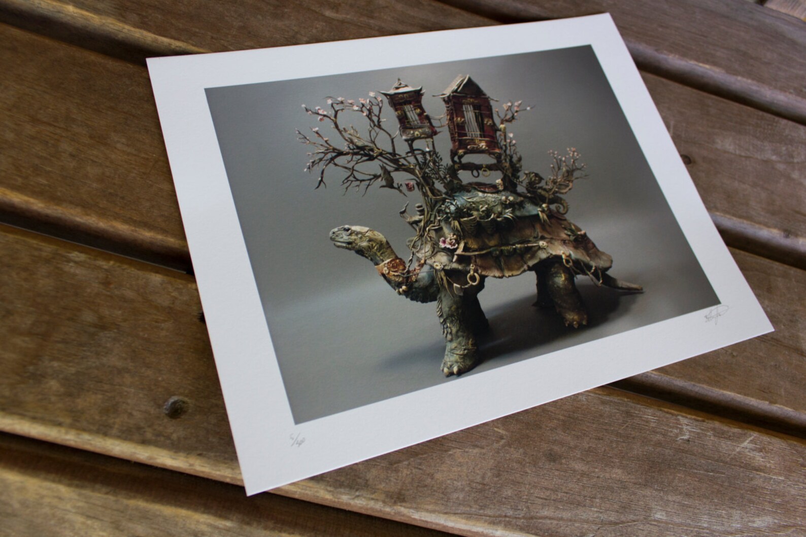 The Art of Patience (tortoise of Burden) - Original Giclee Limited ...