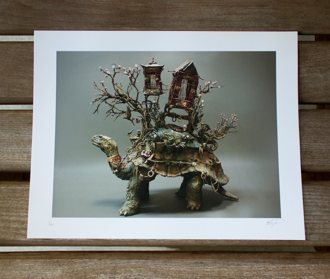 The Art of Patience (tortoise of Burden) - Original Giclee Limited ...