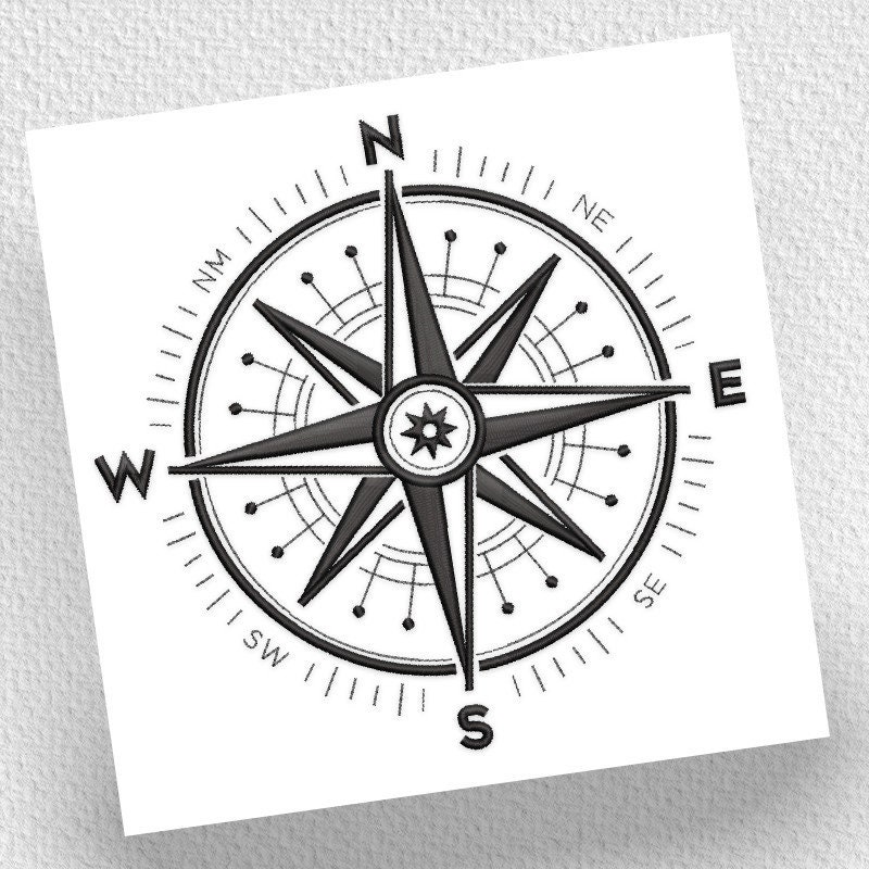 Compass Rose Design - Etsy