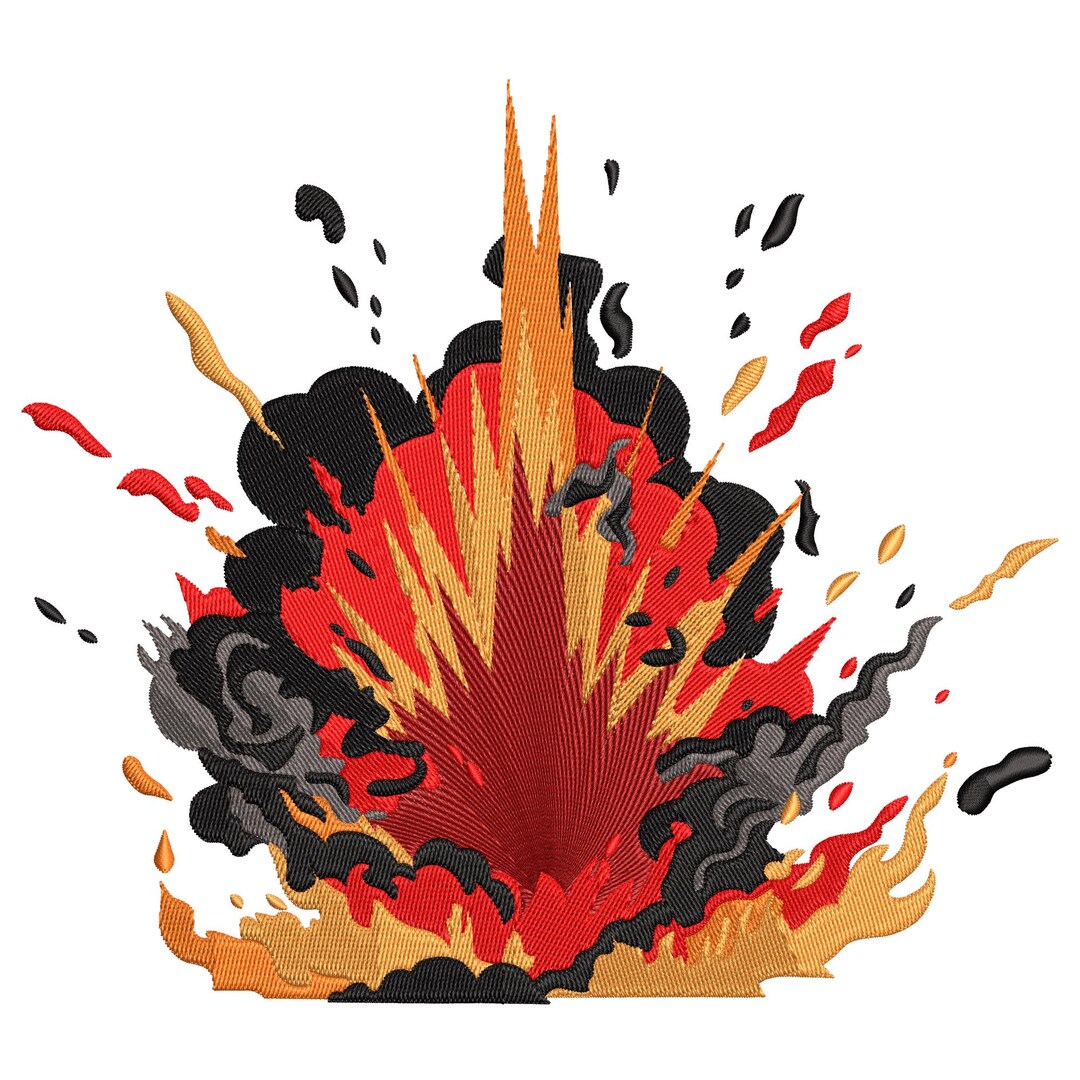 Flame Embroidery Design. Flame Silhouette Machine Embroidery Design ...