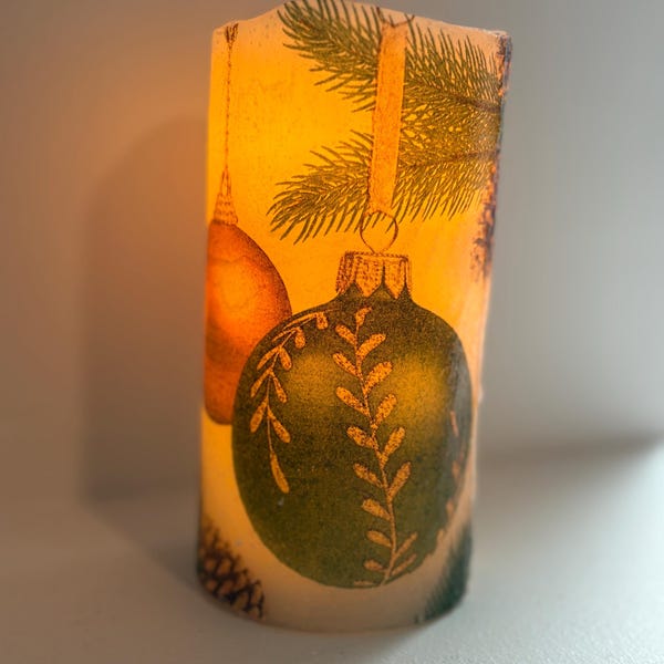 Timer Candle Ornament - Etsy