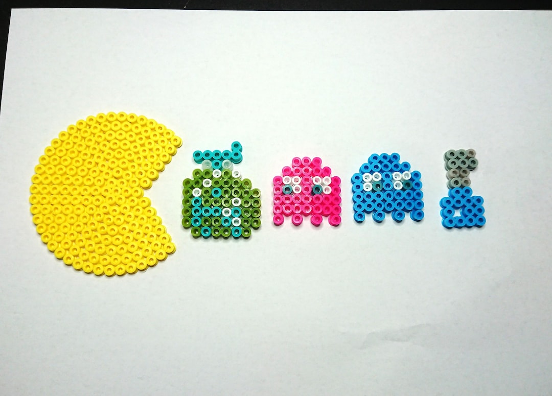 Perler Bead Pac-man Set - Etsy