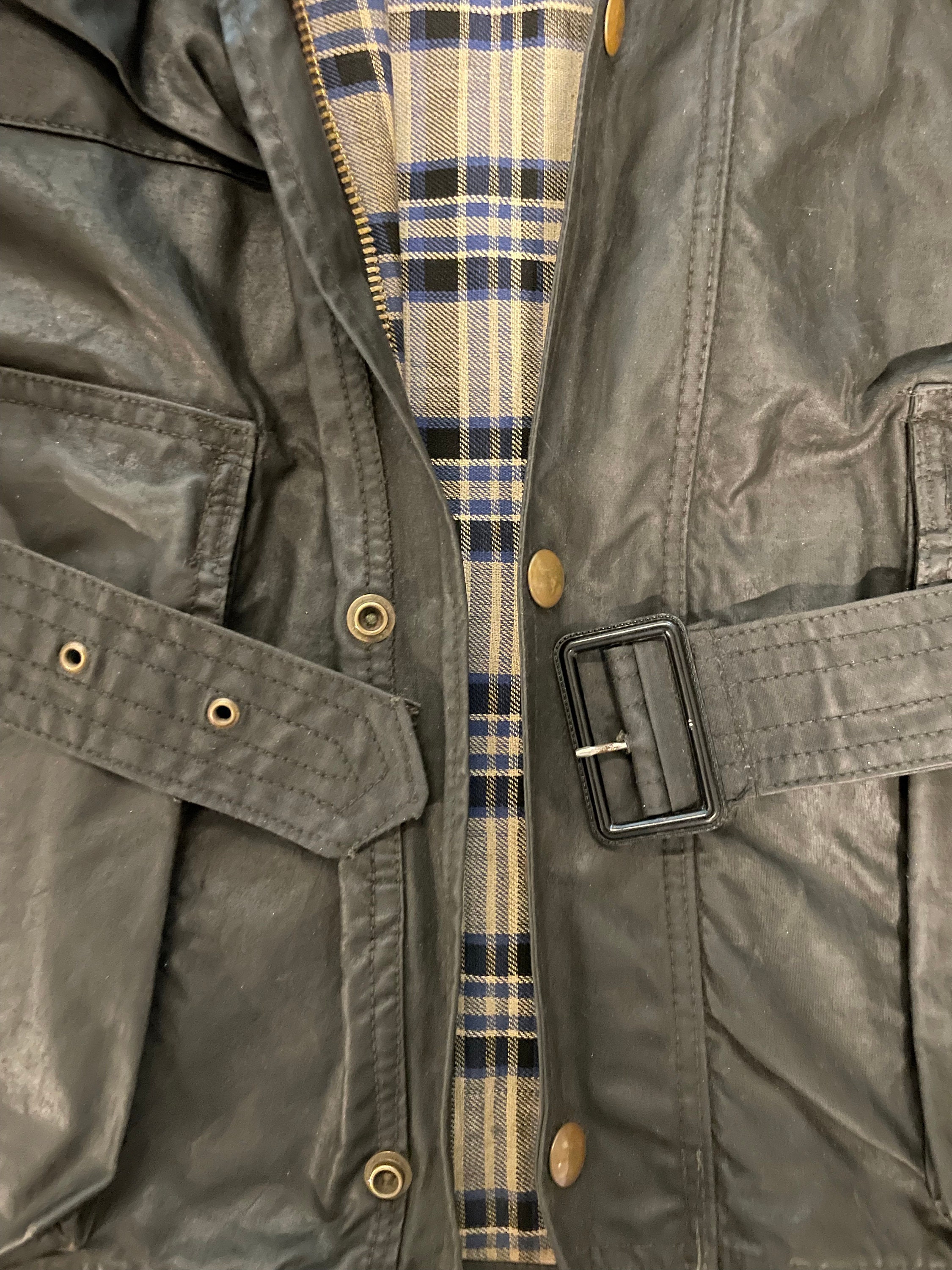 Vintage 1960s BELSTAFF TRAILMASTER Pro Waxed Cotton Motorcycle Jacket ...
