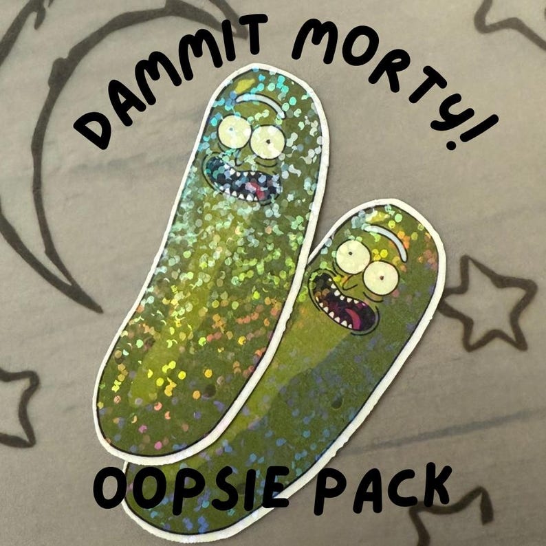 Funny Pickle Sticker Pack Pickle Rick Sticker Pack Rick Morty Adults ...