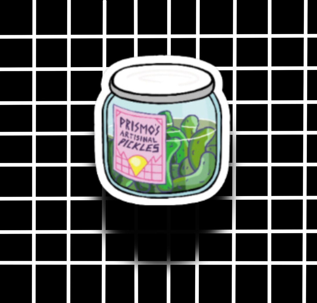 Prismo's Pickles Vinyl Sticker Prismo Adventure Time Stickers Cartoon ...