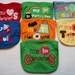 PERSONALIZED Baby's First Bib Set, 7 Adorable Appliqued Baby or Toddler ...