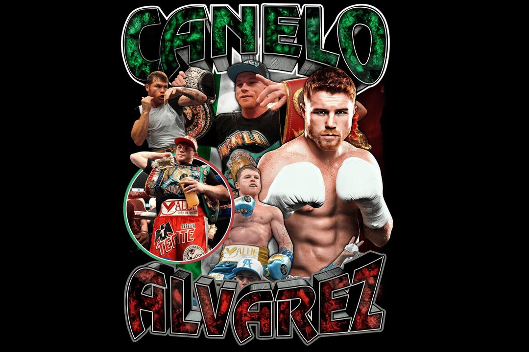 Canelo Alvarez Design PNG, Tumbler Graphic File, Celebrity Boxing Tee ...