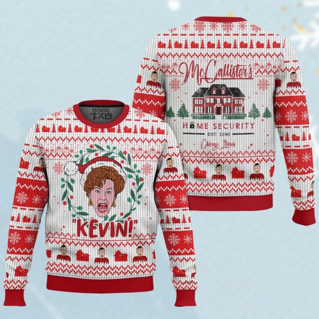 Kevin Mccallister Ugly Sweater, Home Alone Kevin Sweater, Home Alone ...