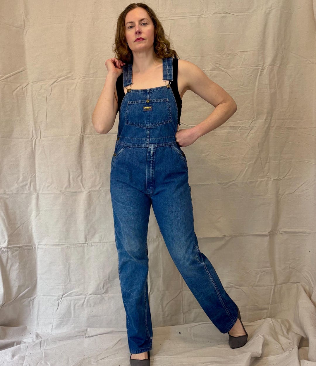 Vintage 80s Deadstock Blue Cotton Denim Jean Overalls by Oshkosh B’gosh ...