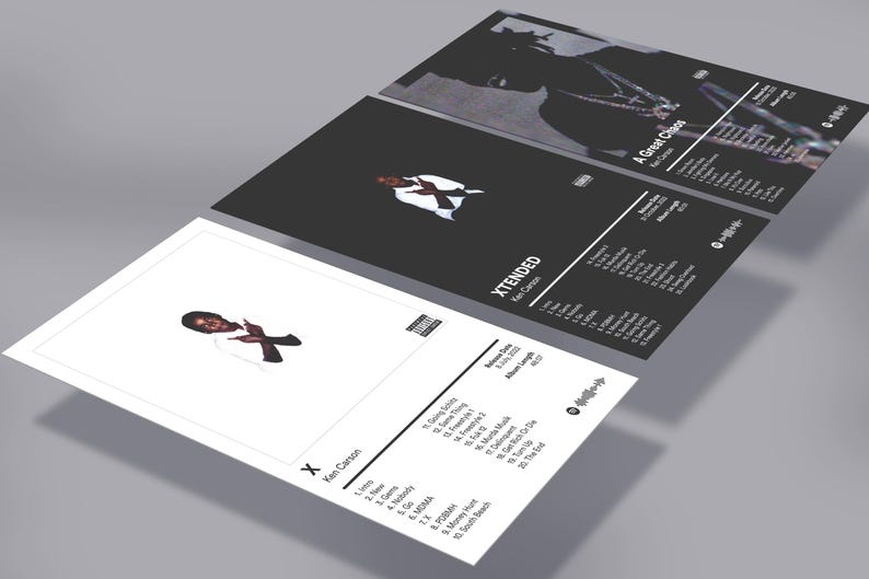 Ken Carson 3 Pack of Album Cover Posters: Showcase Your Favorite Albums ...