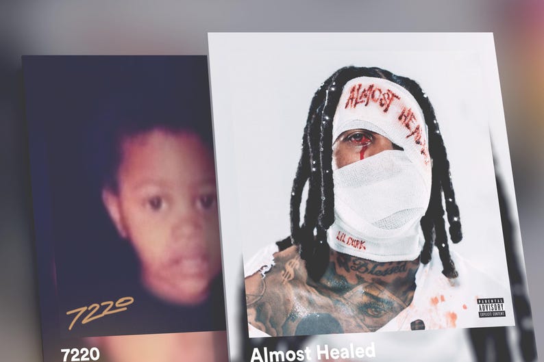 Lil Durk 3 Pack of Album Cover Posters: Showcase Your Favorite Albums ...