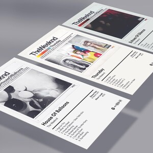 The Weeknd 3 Pack of Album Cover Posters: Showcase Your Favorite Albums ...