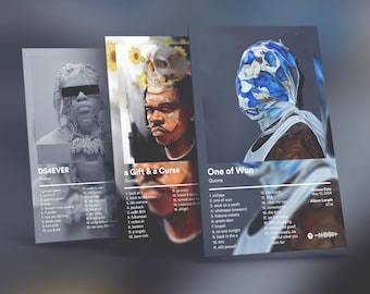 Gunna 3 Pack of Album Cover Posters: Showcase Your Favorite Albums in ...